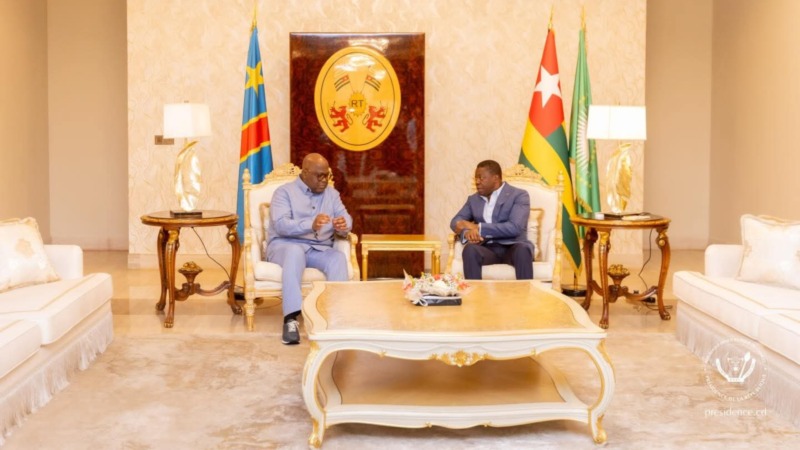 RDC : le Président Tshisekedi et Faure Gnassingbé à la recherche d'une ...